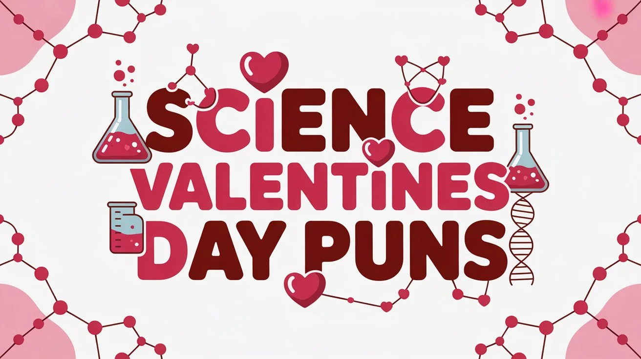 100+ Science Valentines Day Puns That Are Chemically Attractive 💘🔬