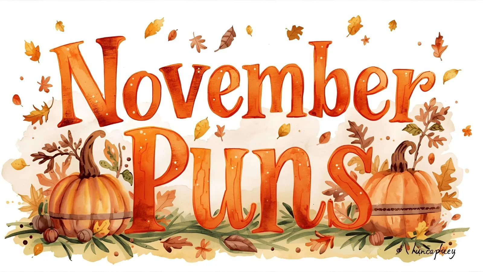 “No-Pun-ber Vibes! 😂 The Funniest November Puns to Fall For 🍂”