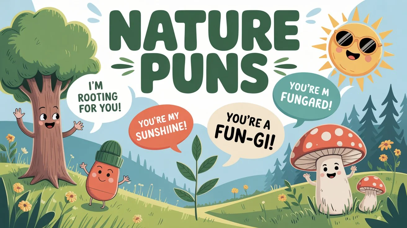 🍃 Hilarious Nature Puns for Captions, Laughs & Good Vibes