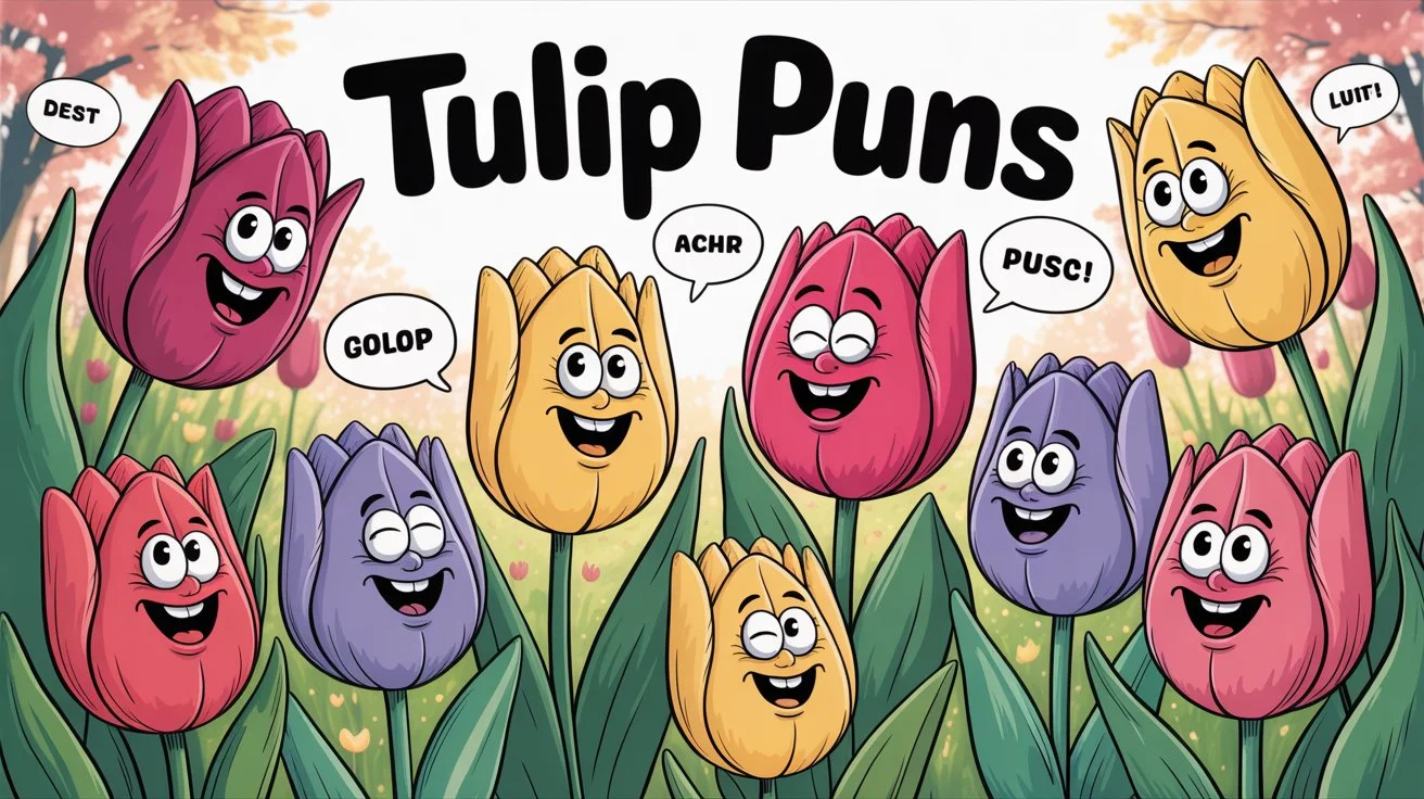 200+ Tulip Puns for Captions, Cards & Giggles 🌷
