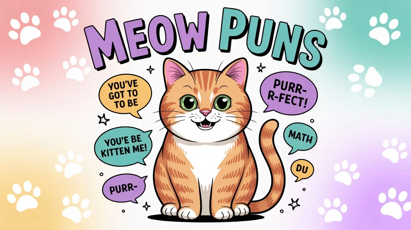 😹 200+ Meow Puns to Boost Your Mood and Your Instagram Captions