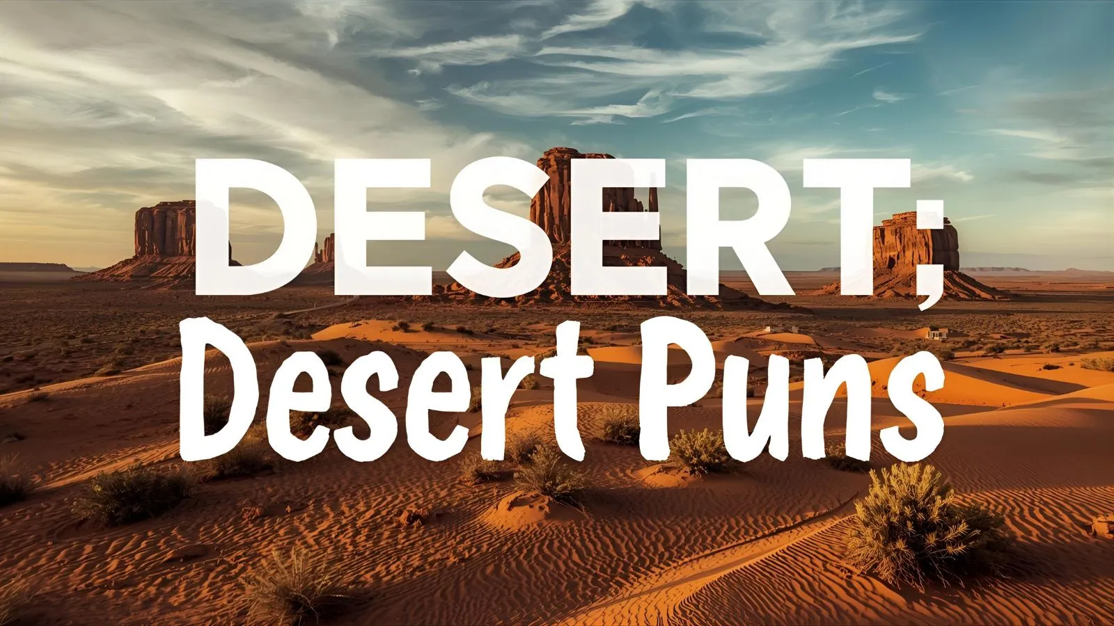 🏜️ 200+ Desert Puns to Heat Up Your Captions