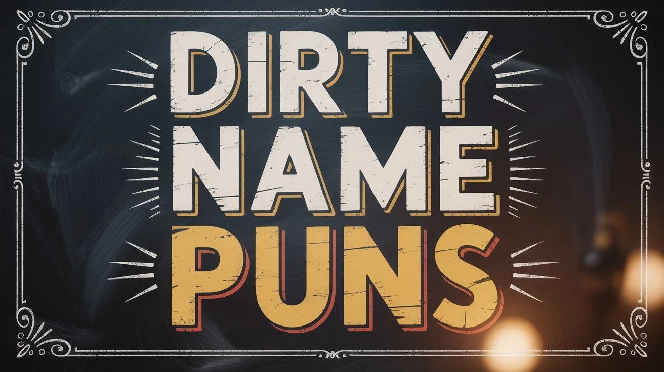 200+Get Cheeky with These Dirty Name Puns 🔥